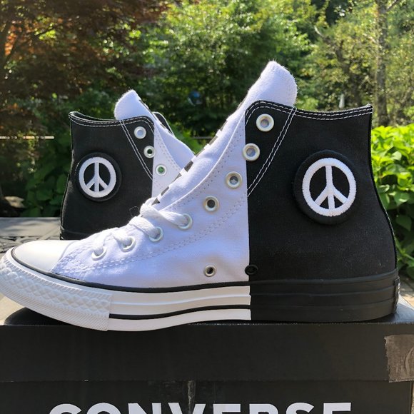 Converse | Shoes | Converse Chuck Taylor All Star Hi Top Seek Peace ...